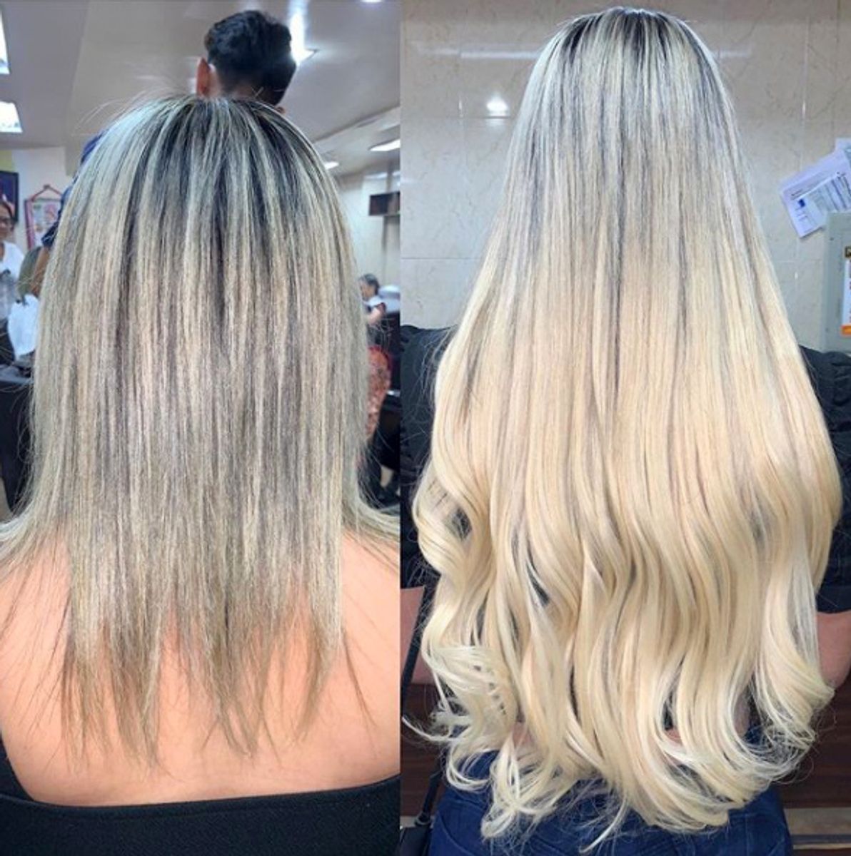 Loiro Pastel 60 Cm 145 Gramas Fibra Futura Luxo com Tic Tac Bio Vegetal ...