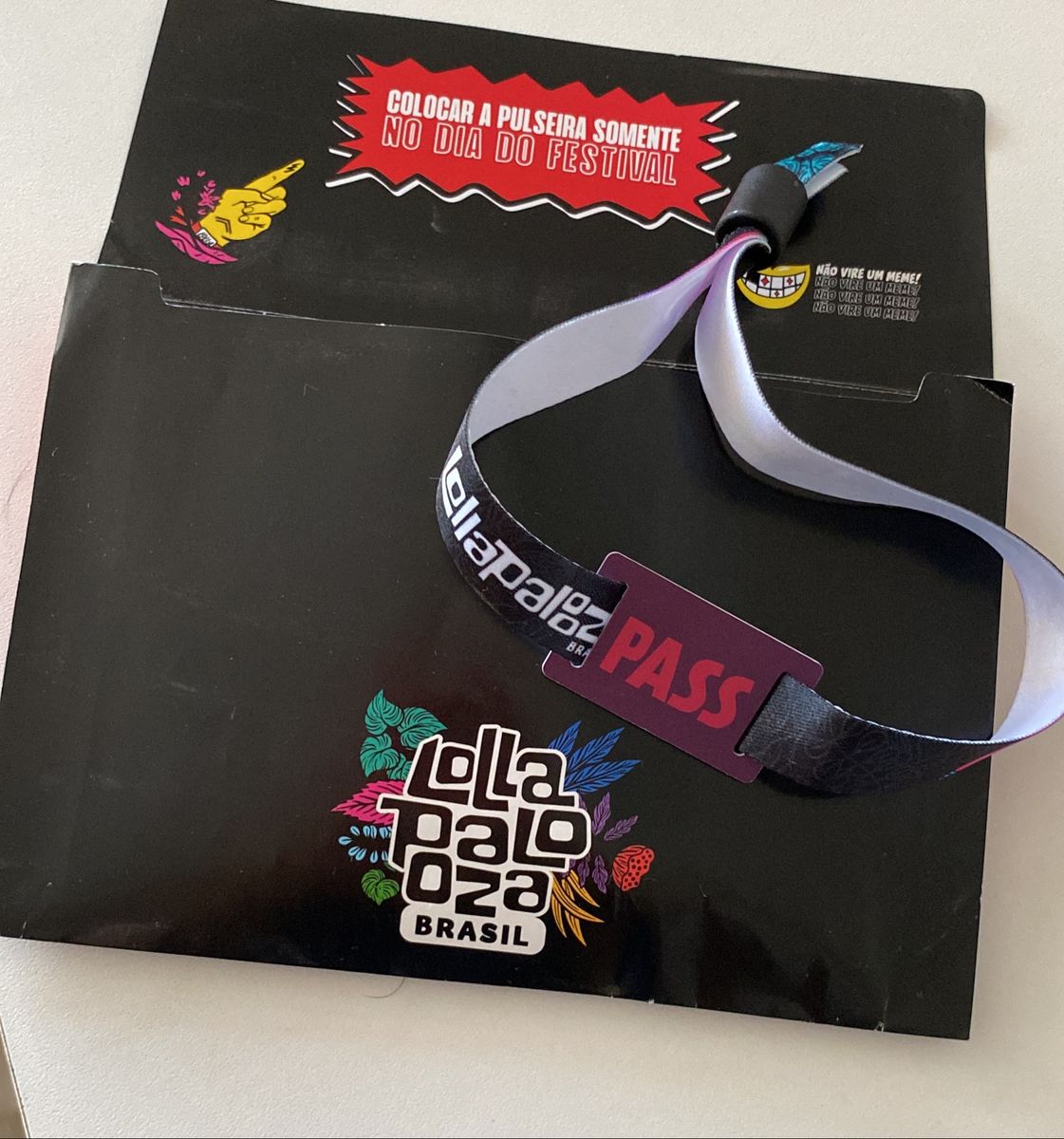 Lollapalooza 2022 Lolla Pass Meia | Item de Música Nunca Usado 68093886 ...