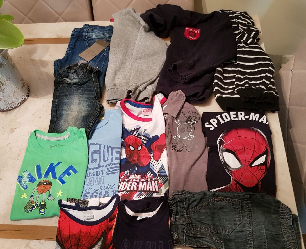 Lote 13 Peças Marcas Variadas Nike, Marisol, Marvel | Roupa Infantil ...