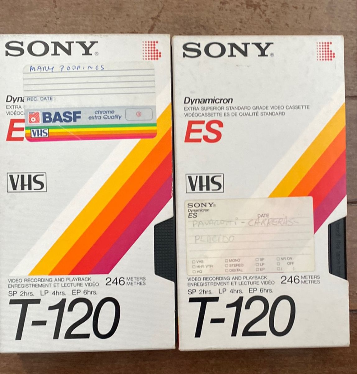 Lote 2 Fita Vhs Sony Es T 120 Dynamicron Usadas | Produto Vintage e Retro Sony Usado 77833670 ...