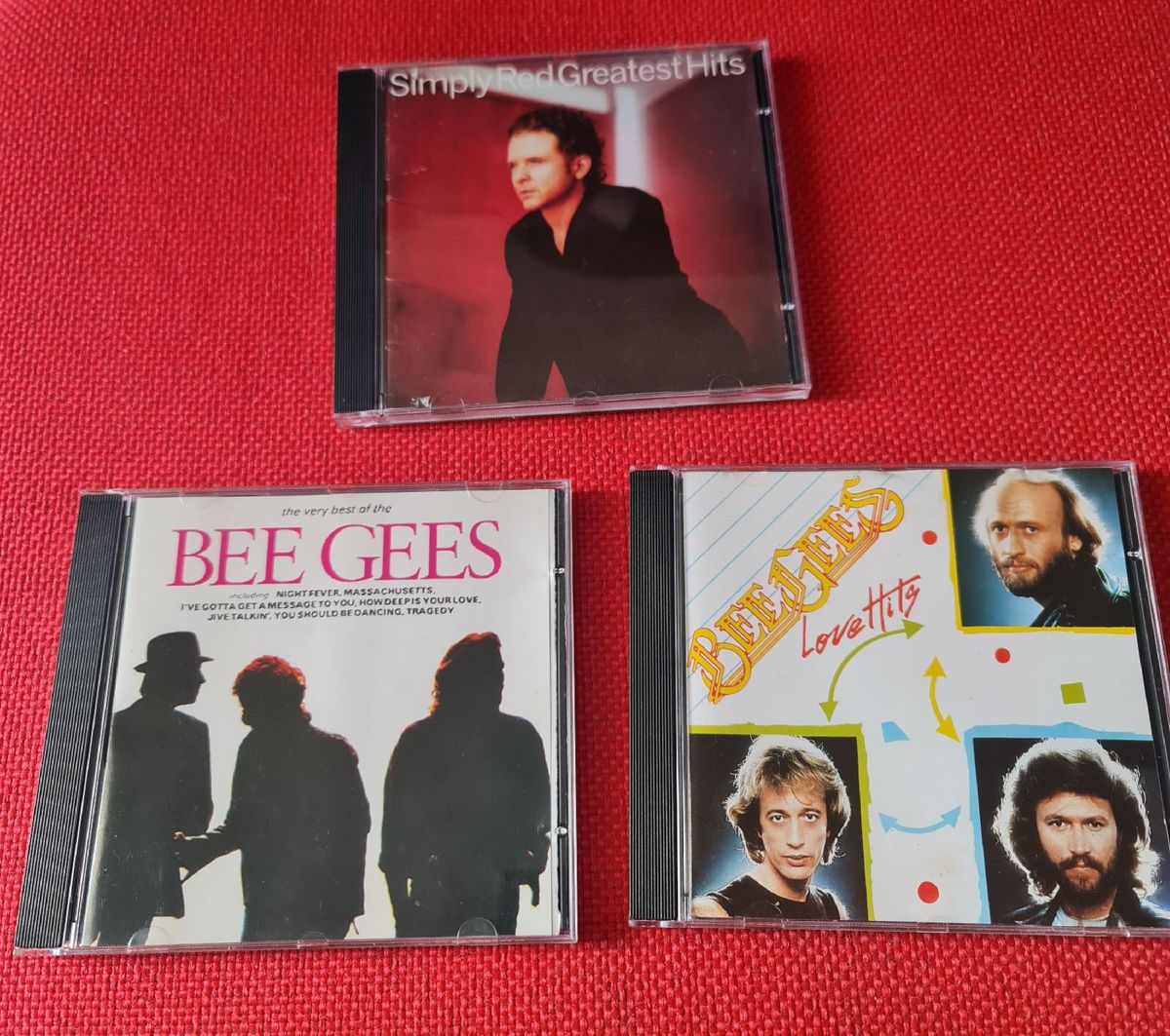 Lote 3 Cd's Bee Gees / Simple Red Greatest Hits | Item de Música Cd ...