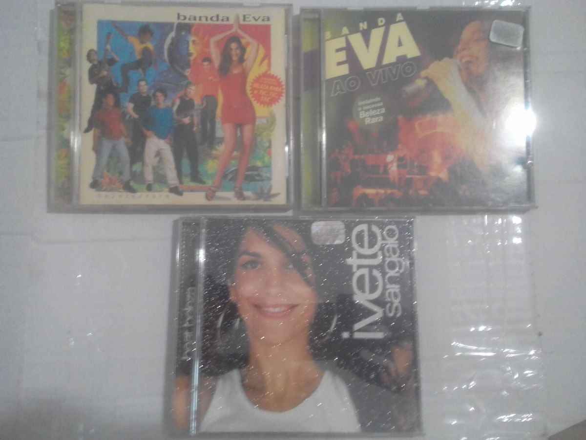 Lote 3 Cd's Originais - Banda Eva / Ivete Sangalo | Item de Música ...