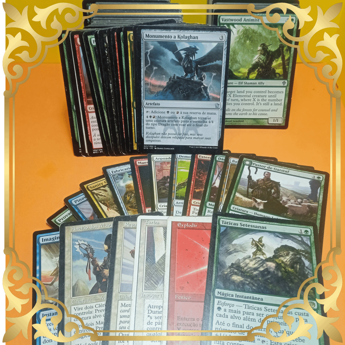 Lote 500 Cartas Magic, Comuns Incomuns Rara e Cartas Antigas | Jogo de ...