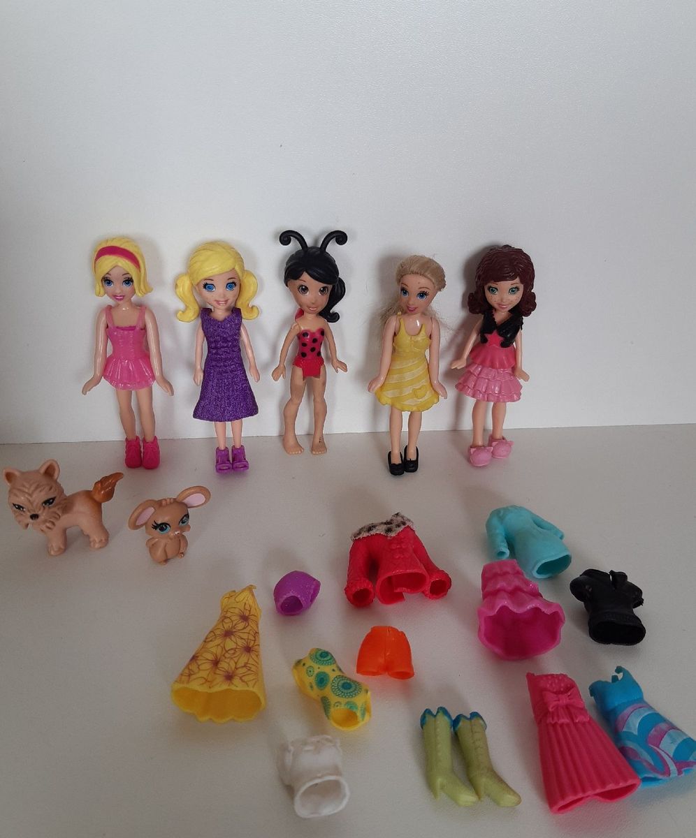 Lote Bonecas Polly Antiga e Bichinhos | Brinquedo Mattel Usado 77109347 ...