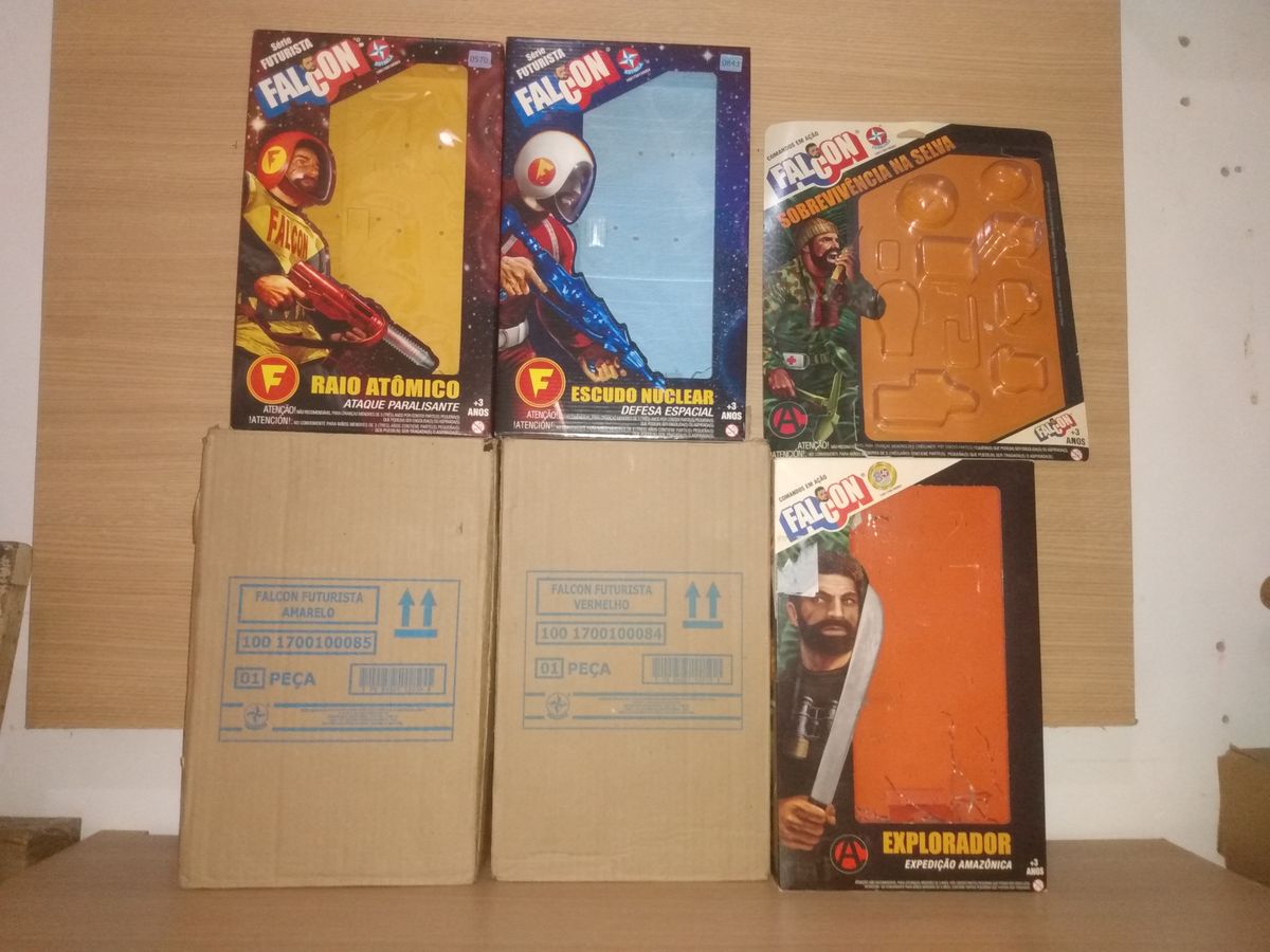 Lote Caixas Boneco Falcon Estrela Ler Descrição | Brinquedo Estrela ...