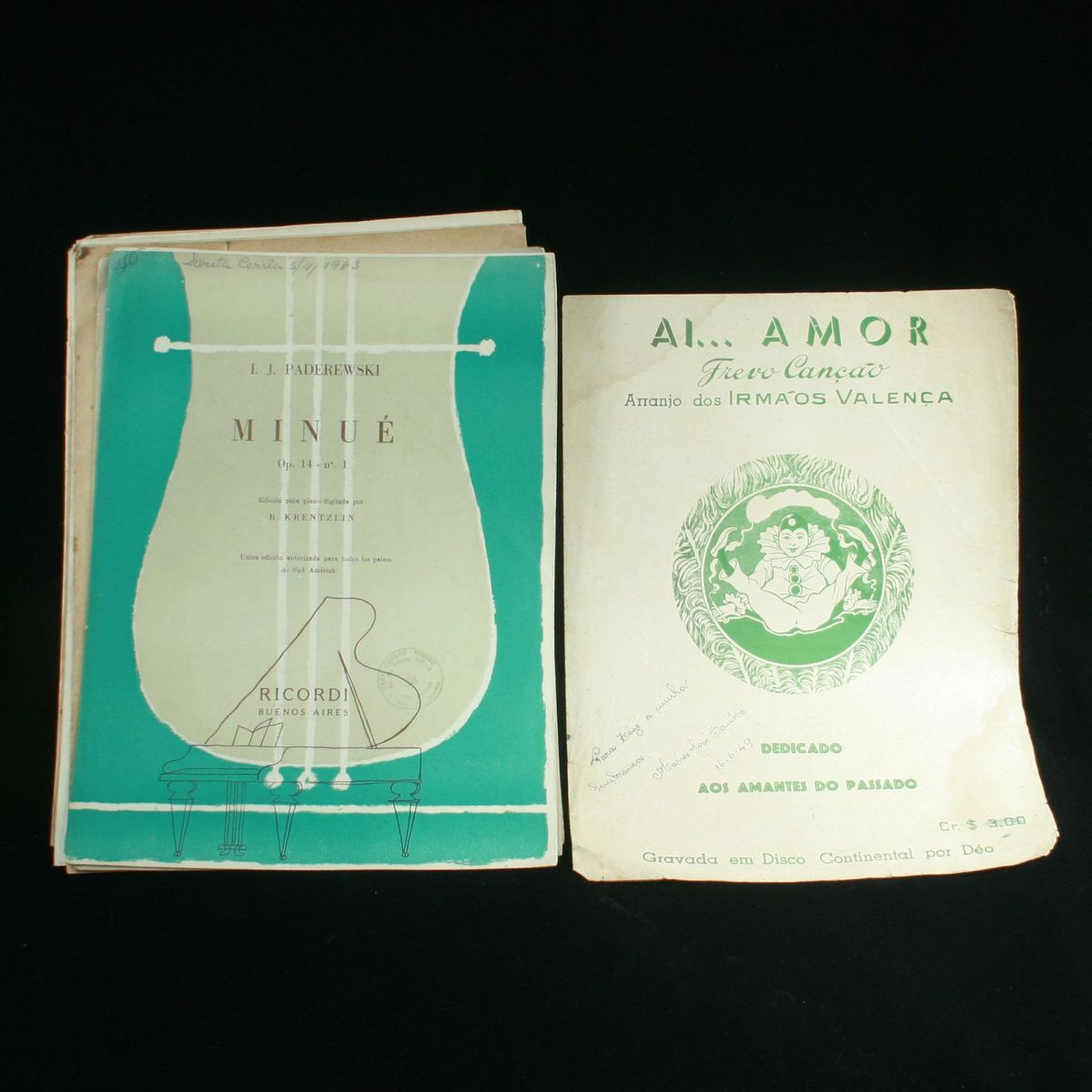 Lote com 15 Partituras Antigas para Piano - Década de 1950 | Item de ...