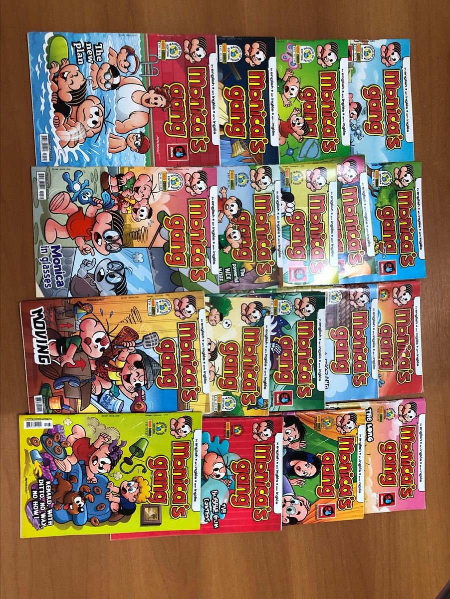 Lote com 18 Gibis da Turma da Mônica (inglês) | Livro Panini Usado ...