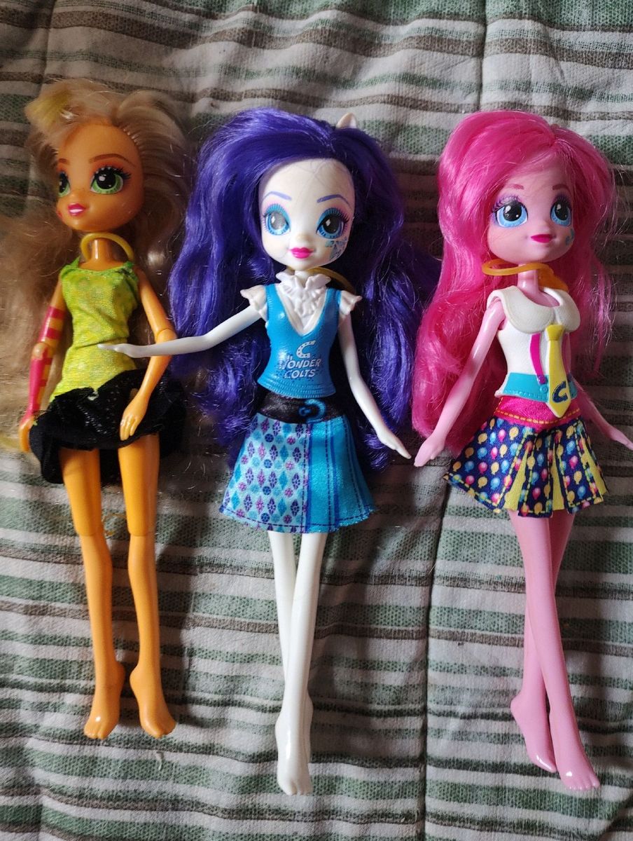 Lote com 3 Bonecas Equestria Girls | Brinquedo Hasbro Usado 78690023 | enjoei