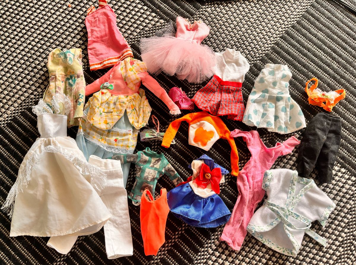Lote Kit Roupinhas Roupa Barbie Suzie Susie Susi Suzi Estrela Mattel ...