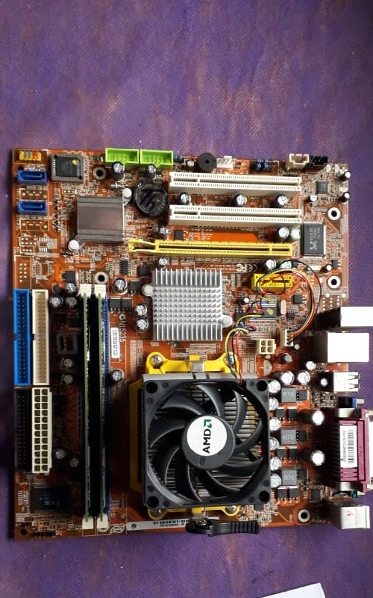 Lote Placa Mãe Foxconn Vs 761gxm2ma Amd Athlon 64x2 Pentes 2gb Ram ...