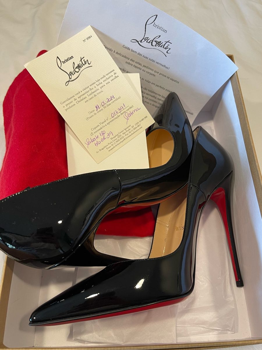 Lou Boutin Nunca Usado Na Caixa | Sapato Feminino Christian Louboutin ...