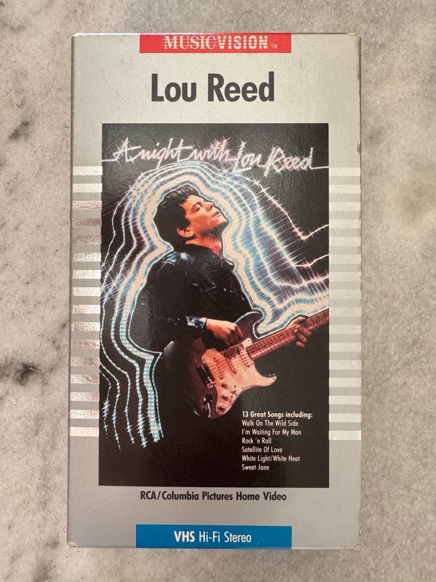 Lou Reed - 3 Fitas de Video Importadas Seminovas | Item de Música Lou ...