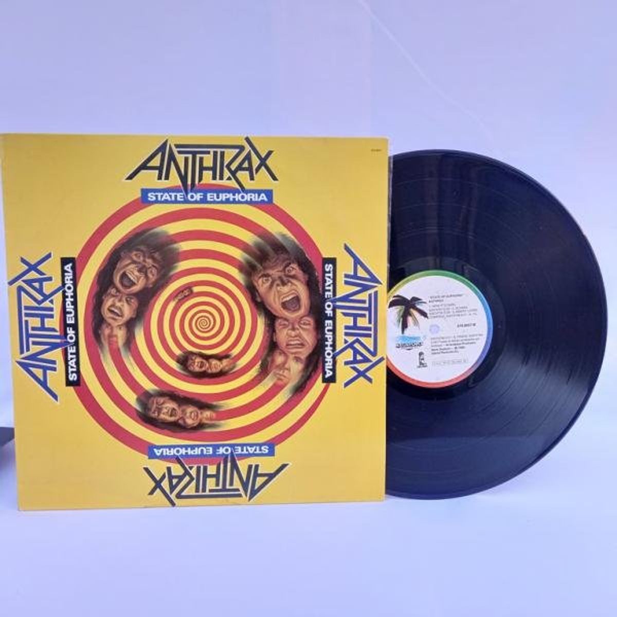 Lp Anthrax - State Of Euphoria | Item de Música Lp Vinil Usado 79696581 ...