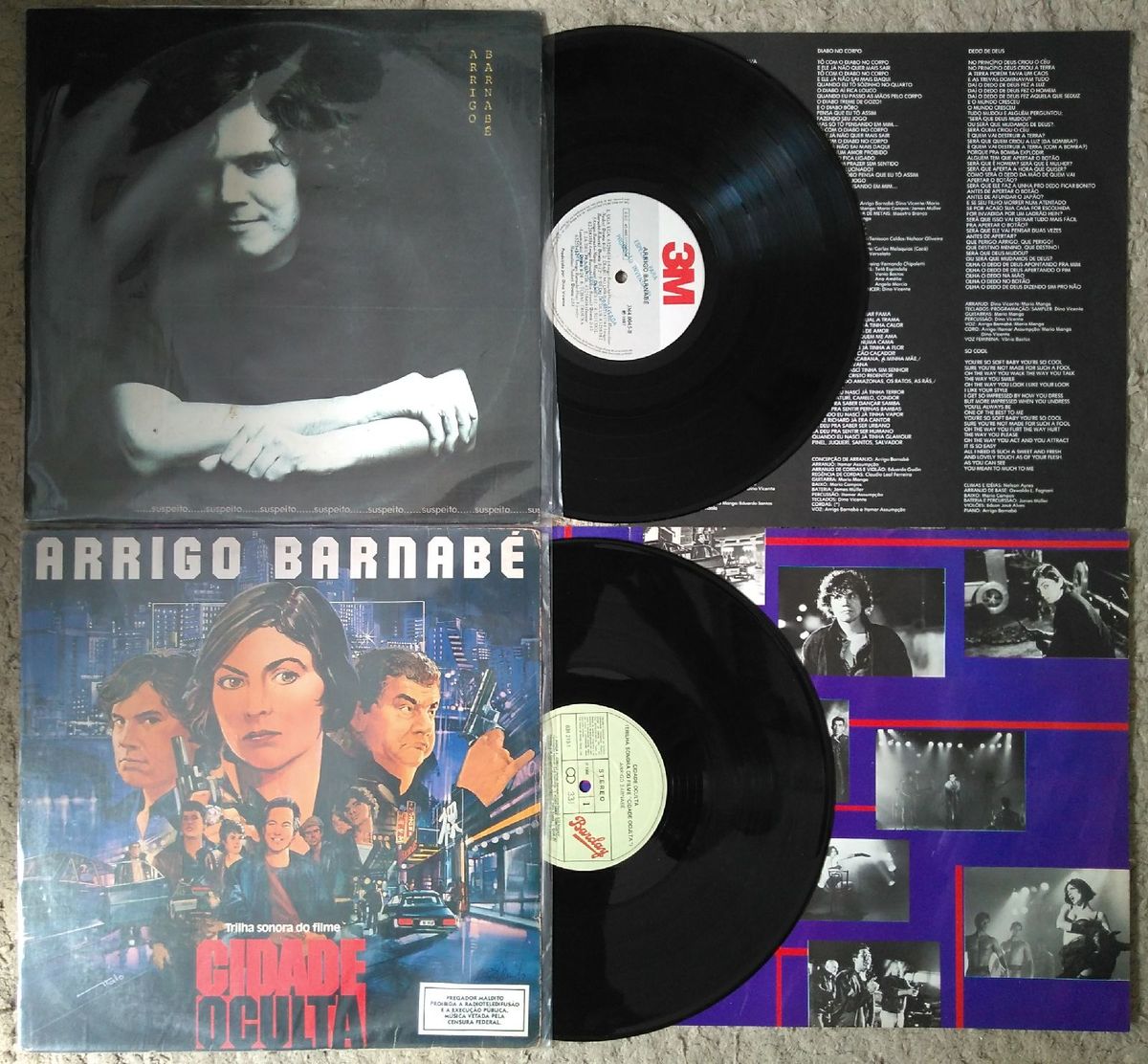 Lp Arrigo Barnabé - Silêncio 1987 + Cidade Oculta 1986 | Item de Música ...