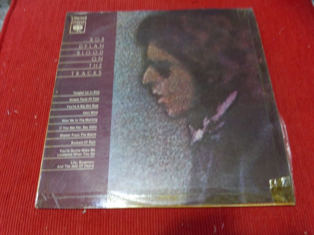 Lp Bob Dylan Blood On The Tracks Ano 1975 Fia Adesiva Nas Bordas | Item ...