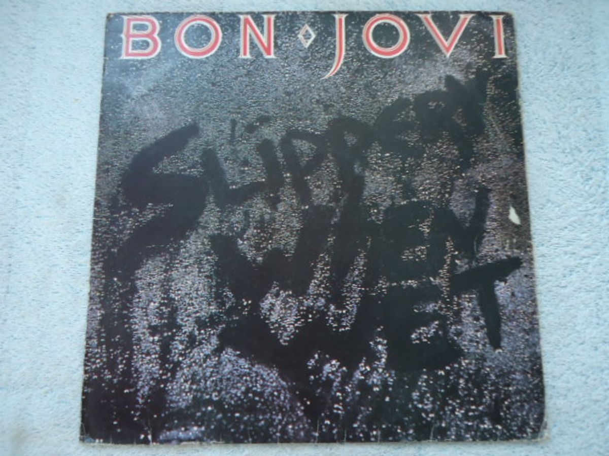 Lp Bon Jovi Slippery When Wet 1986 | Item de Música Mercury Usado ...