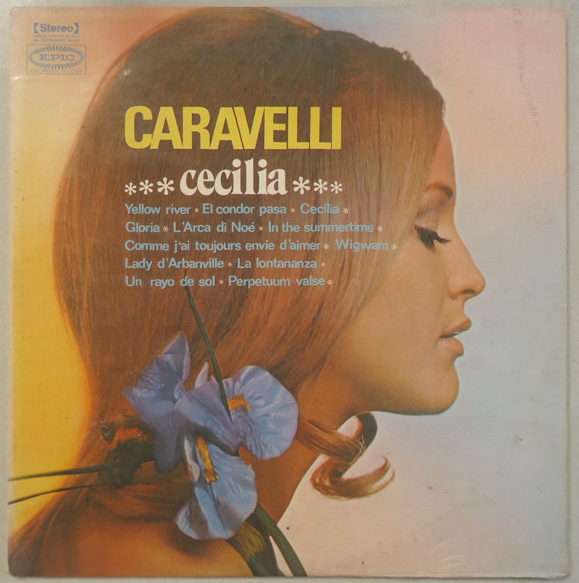 Lp Caravelli 1970 Cecilia, Disco de Vinil | Item de Música Epic Usado ...