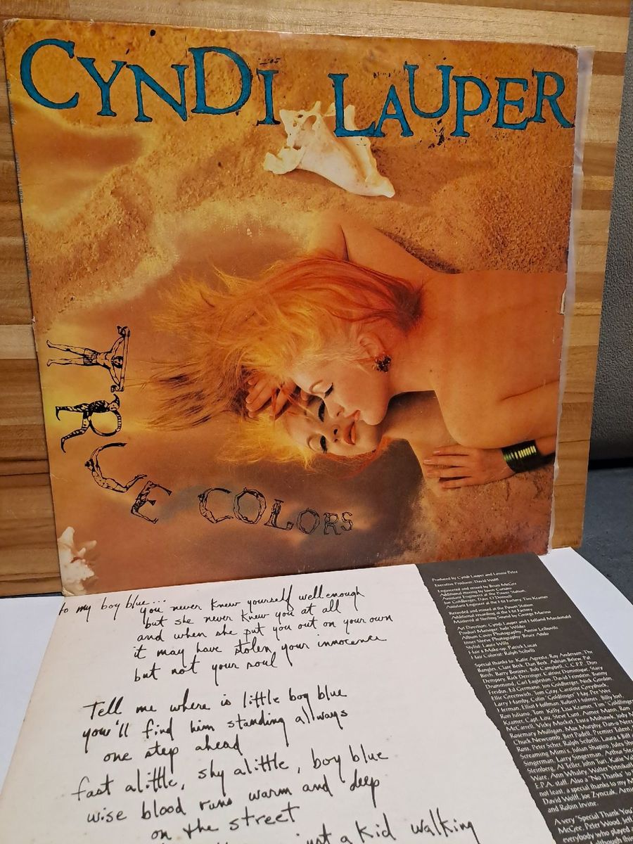 Lp Disco de Vinil Cindy Lauper - True Colors | Item de Música Usado ...