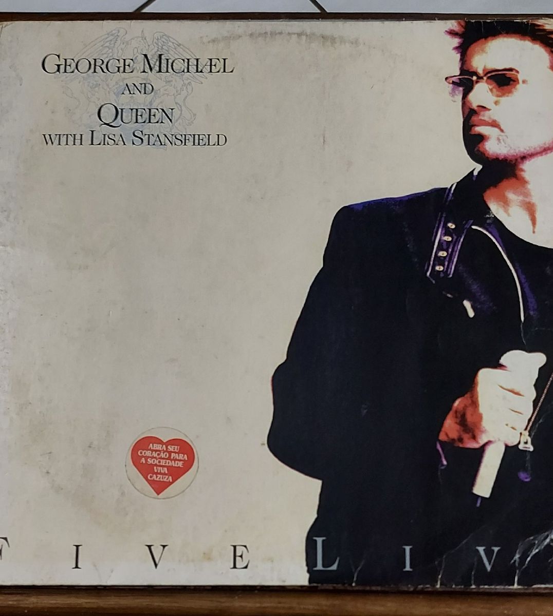Lp Disco de Vinil George Michael And Queen | Item de Música Quintal Do ...