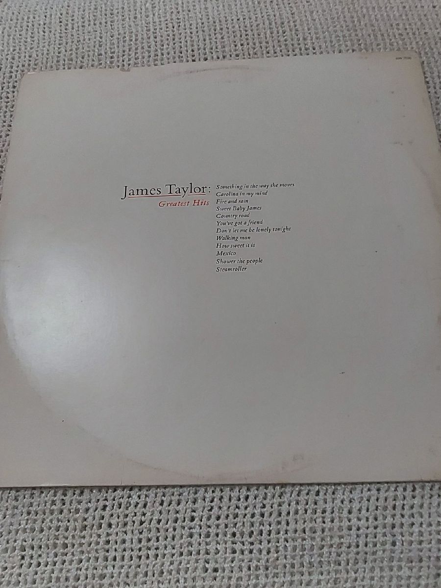 Lp Disco de Vinil James Taylor | Item de Música Quintal Do Vinil Usado ...