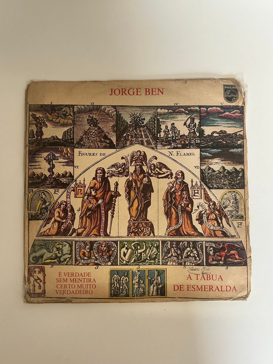 Lp Disco de Vinil Jorge Ben Jor - a Tábua de Esmeralda - de Época ...