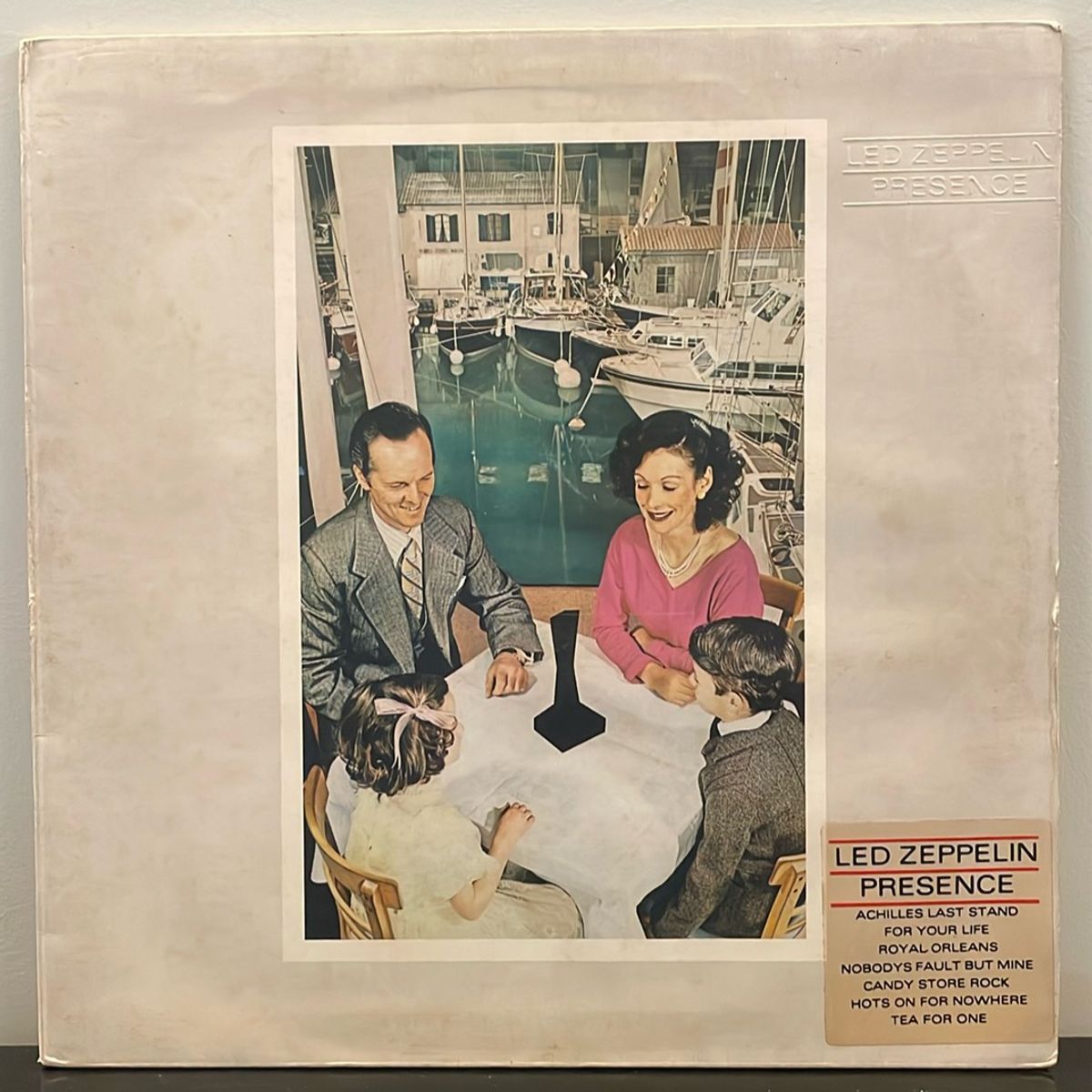 Lp Disco De Vinil Led Zeppelin Presence 1976 Item De Música
