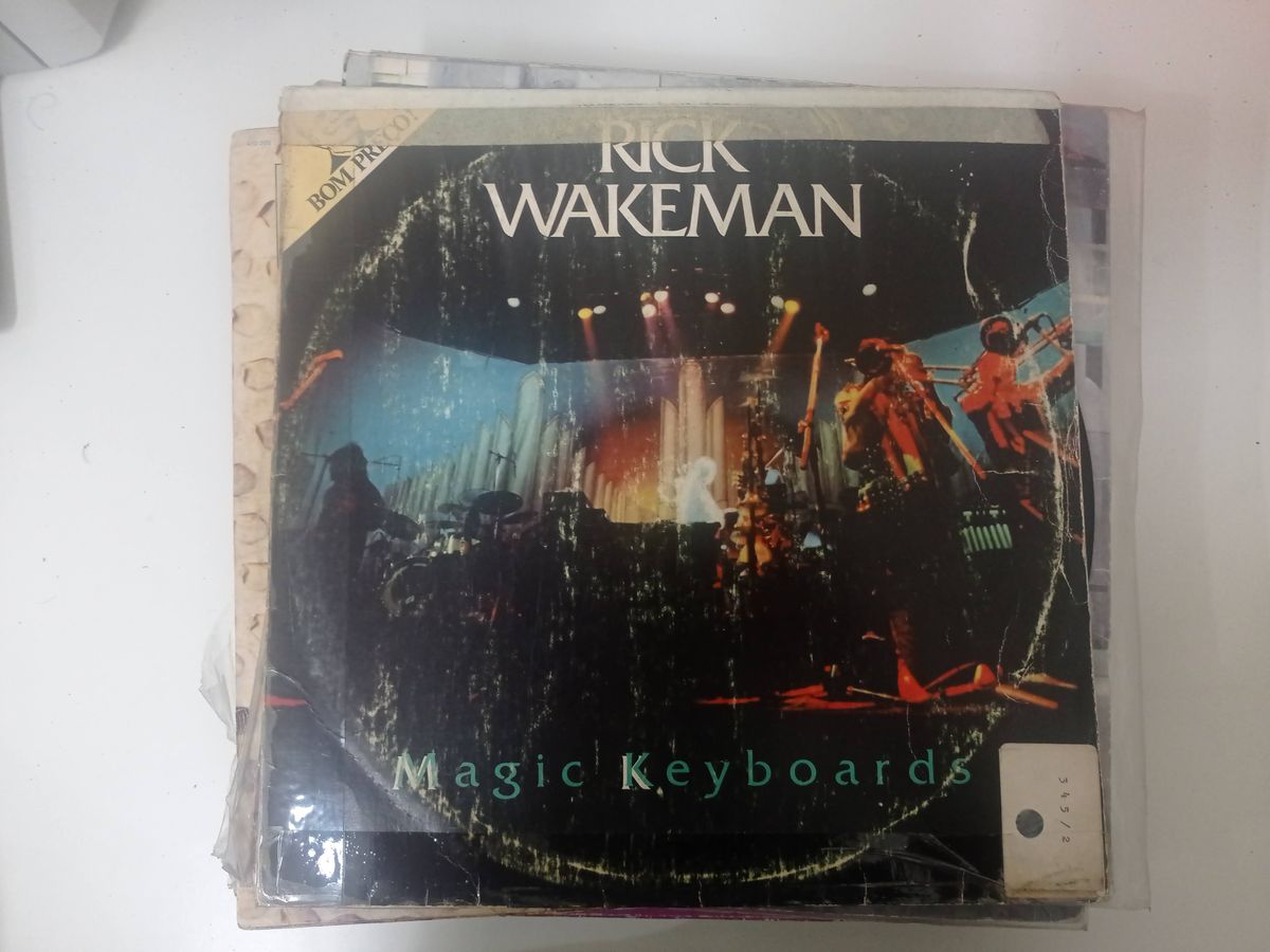 Lp Disco de Vinil Rick Wakeman Magic Keyboard | Item de Música Usado ...