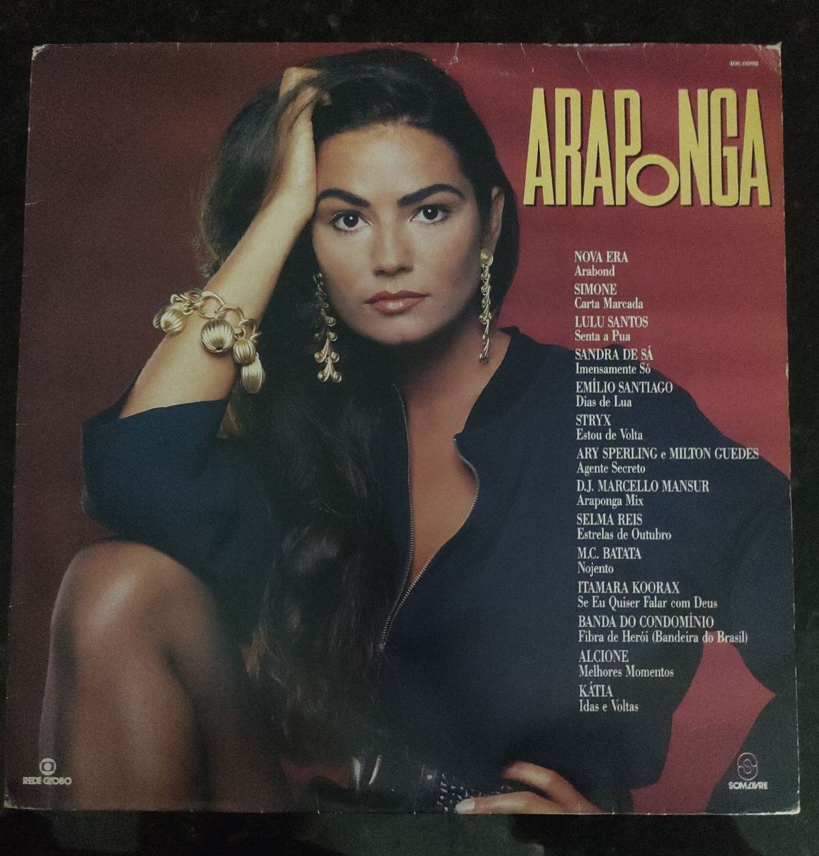Lp (disco de Vinil) Trilha Sonora da Novela Araponga, Nacional, 1990 | Item de Música Som Livre ...
