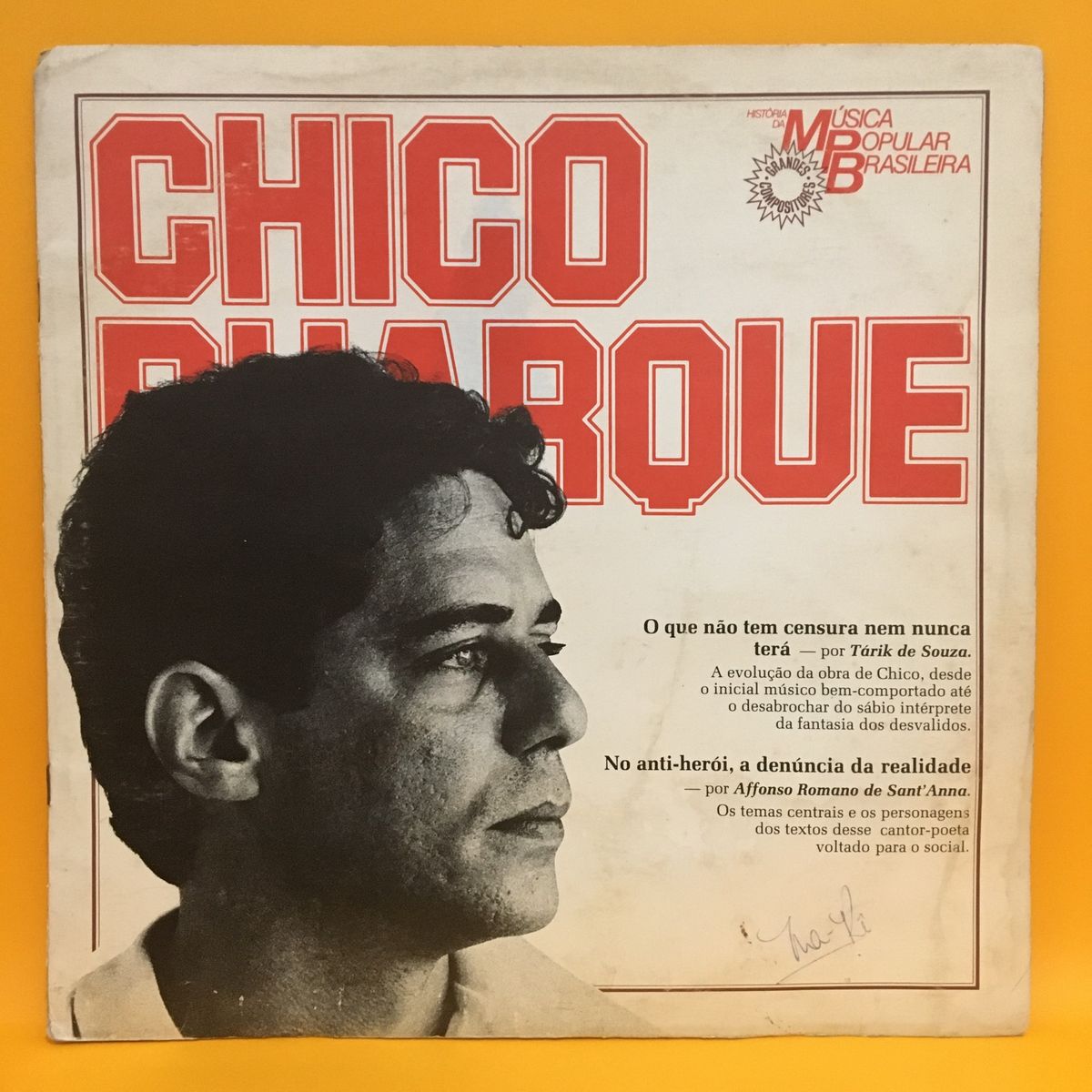 Lp Disco Vinil Chico Buarque História Da Música Popular Brasileira