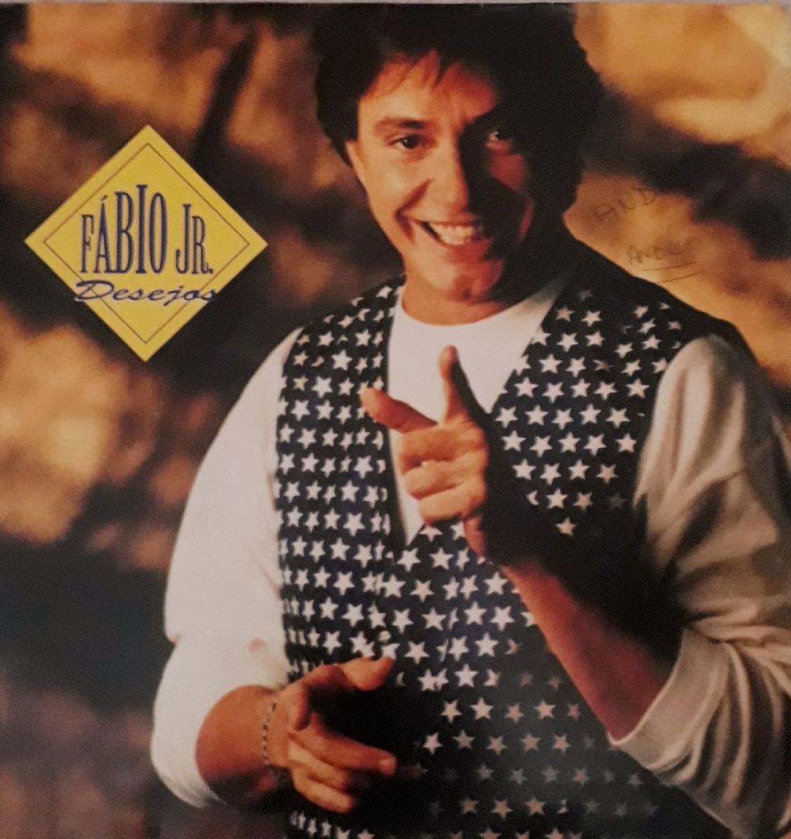 Lp Disco Vinil: Fábio Júnior - Desejos com Poster - 1993 | Item de ...