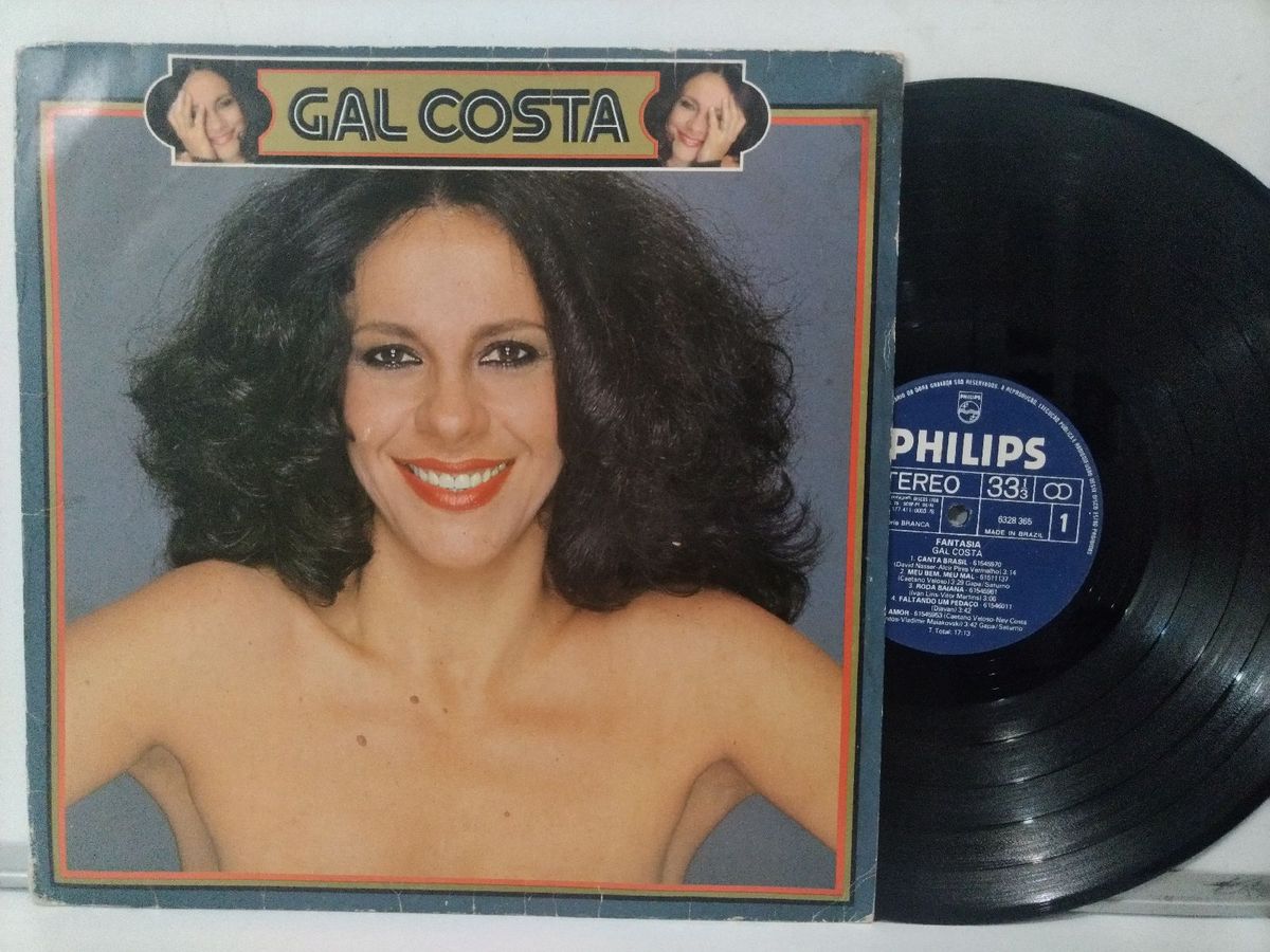 Lp Disco Vinil Gal Costa Fantasia | Item de Música Usado 55385947 | enjoei