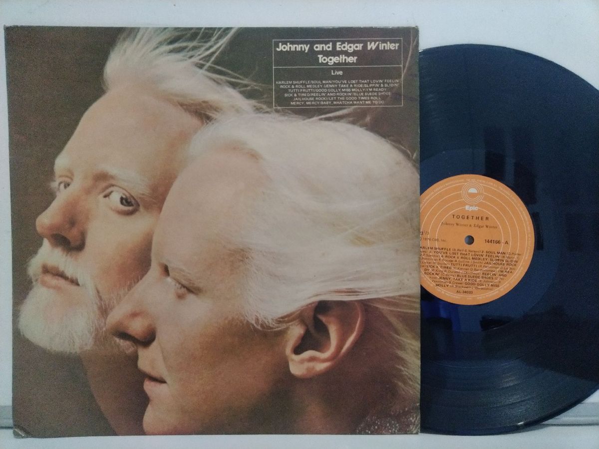 Lp Disco Vinil Johnny And Edgar Winter Together Live | Item de Música ...