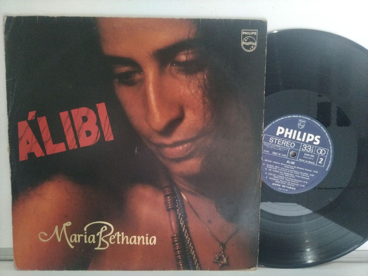 Lp Disco Vinil Maria Bethânia Álibi | Item de Música Usado 63005218 ...