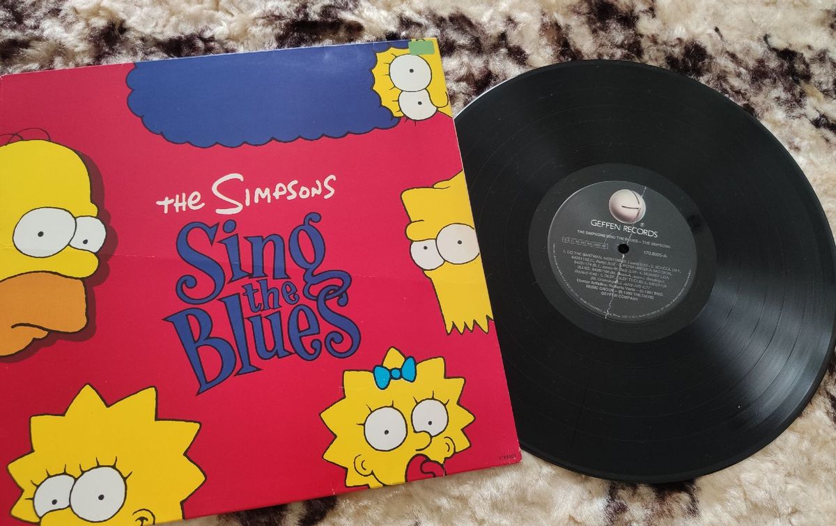 Lp Disco Vinil - The Simpsons | Produto Vintage e Retro Lp Disco Vinil ...