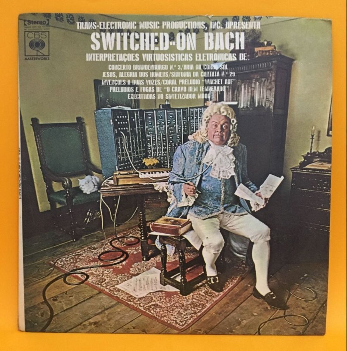 Lp Disco Vinil Walter Carlos Switched-on Bach | Item de Música Cbs ...