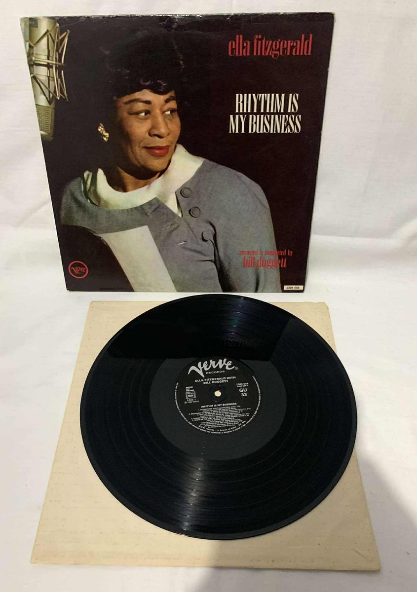 Lp Ella Fitzgerald With Bill Doggett Rhythm Is My Business 1962 ...