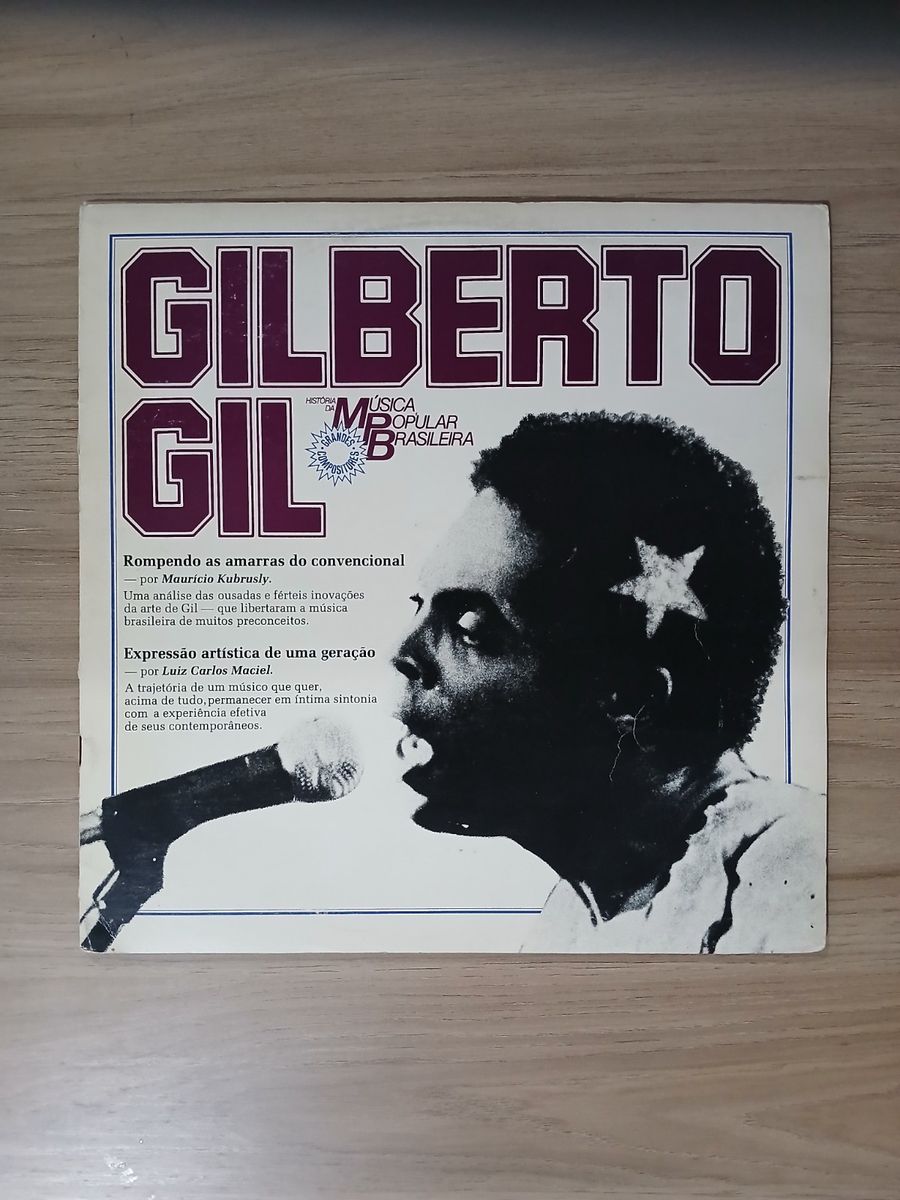 Lp Gilberto Gil - História da Música Popular Brasileira (1982) - Capa ...