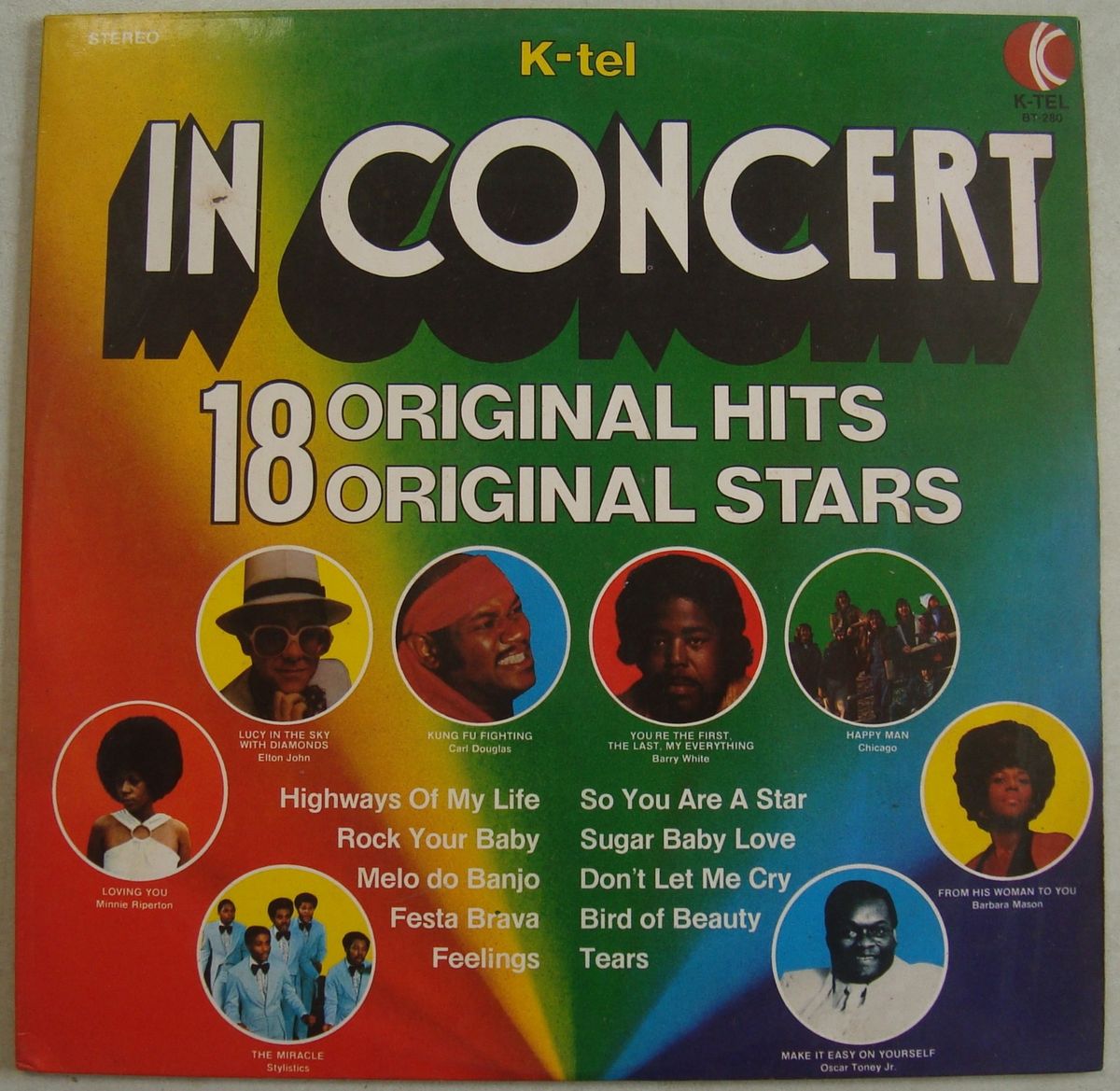 Lp In Concert 18 Original Stars Hits 1975, Disco de Vinil | Item de ...