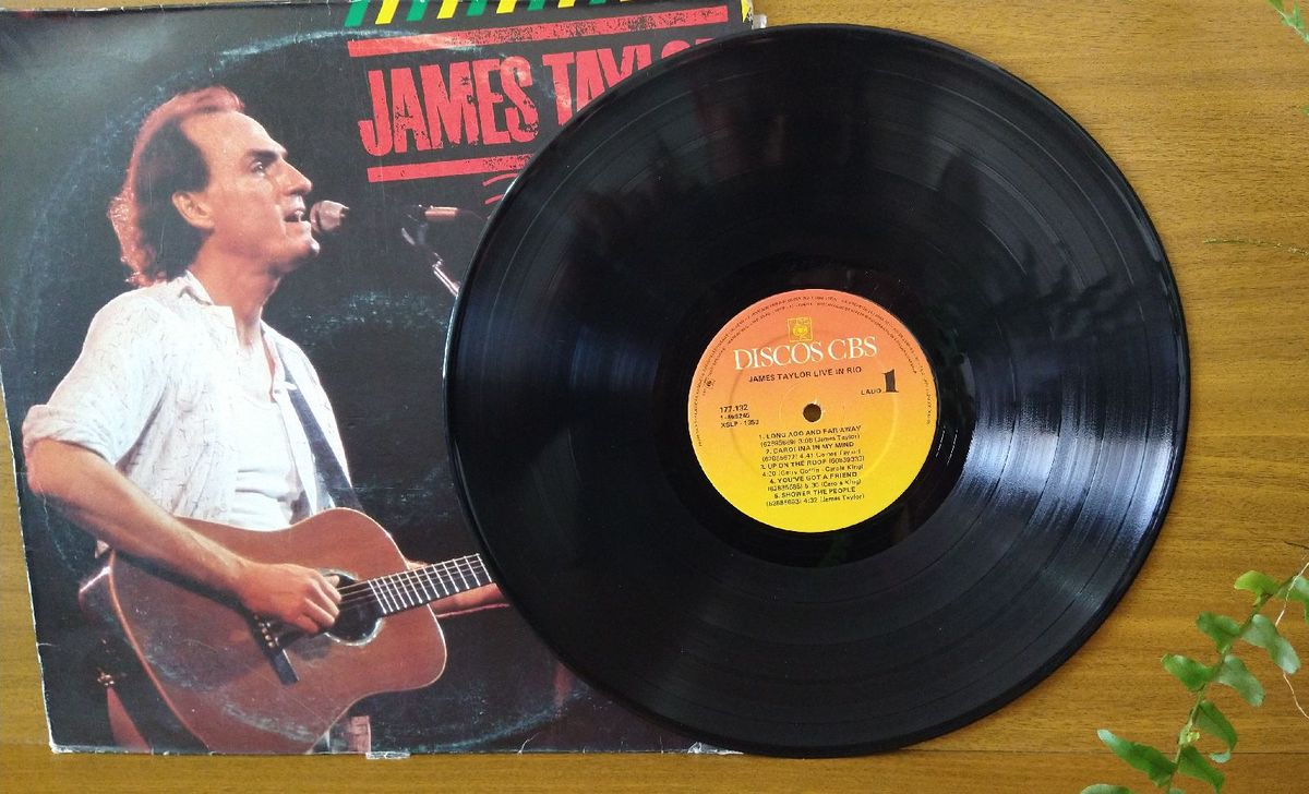 Lp James Taylor - Live In Rio | Item de Música Cbs Usado 74620905 | enjoei
