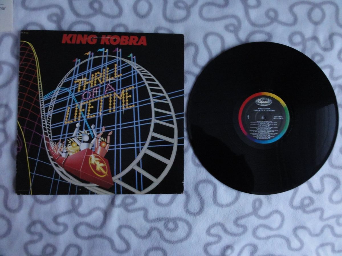 Lp - King Kobra - Thrill Of a Lifetime | Item de Música Lp Vinil Usado ...