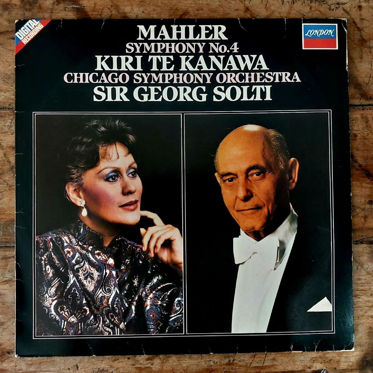 Lp Mahler Symphony No.4 | Kiri Te Kanawa & chicago Symphony Orchestra - Sir Georg Solti | Item ...