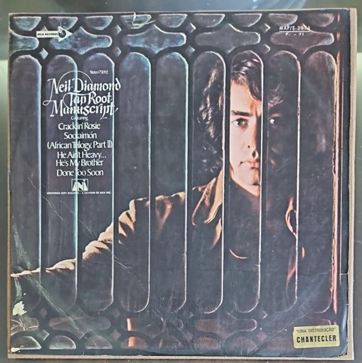 Lp Neil Diamond- Tap Root Manuscript; Mca Records- Map/s-3974; Disco em ...