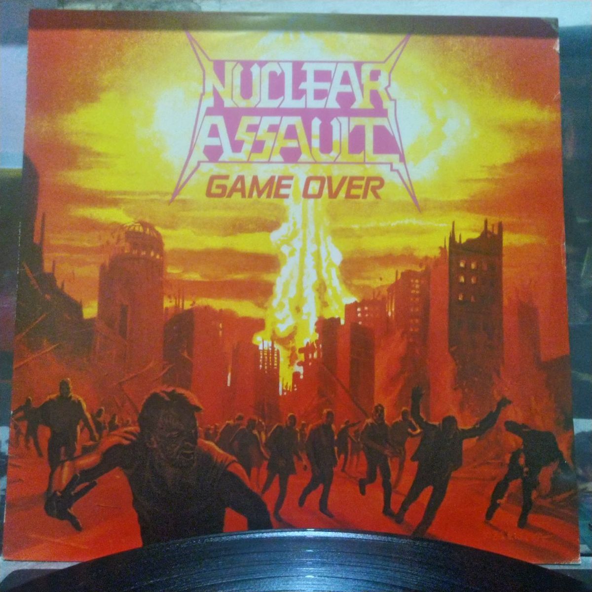 Lp - Nuclear Assault - Game Over - 1987 | Item de Música Enigma Usado ...