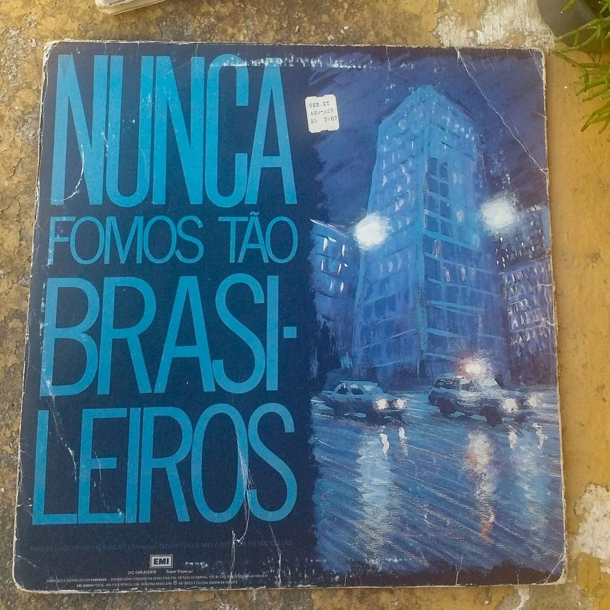 Lp Nunca Fomos Tão Brasileiros - Plebe Rude 1987 | Item de Música Emi ...