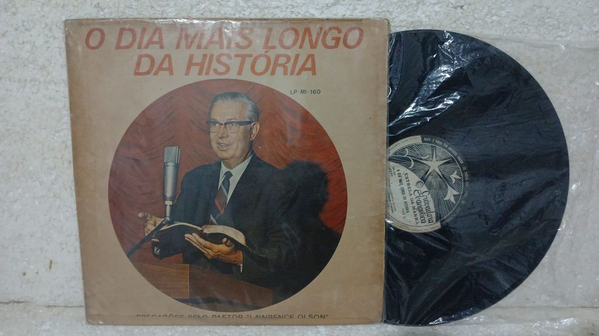 Lp Pastor Lawrence Olson - O Dia Mais Longo da Historia | Item de ...