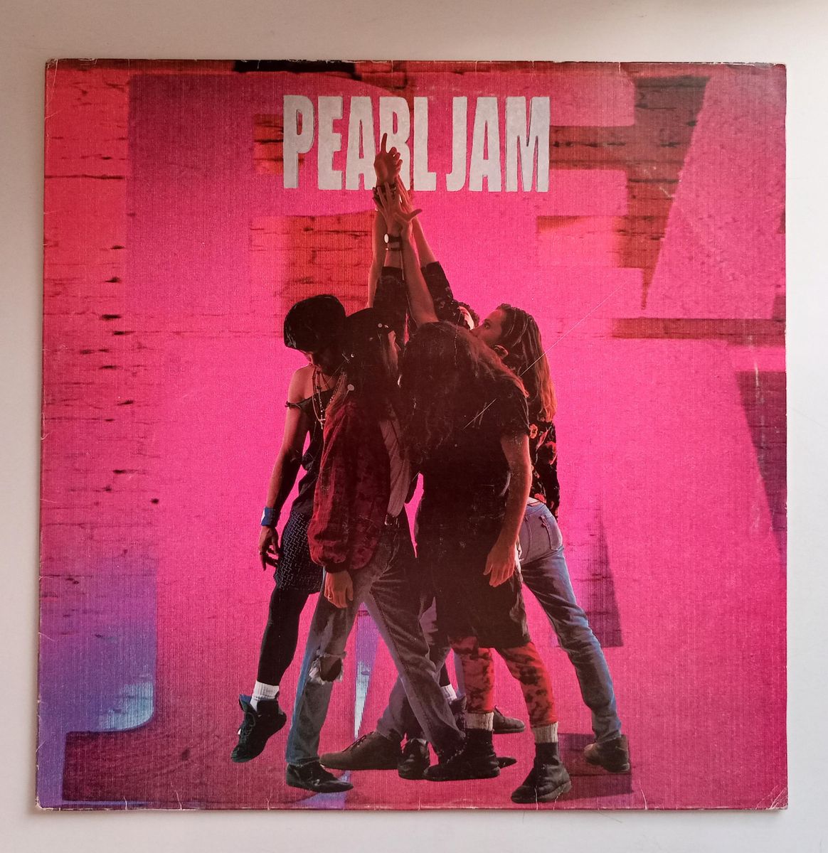 Lp Pearl Jam Ten 1º Ed Press Brasil com Encarte Grunge Alice In Chains Soundgarden Nirvana Red ...