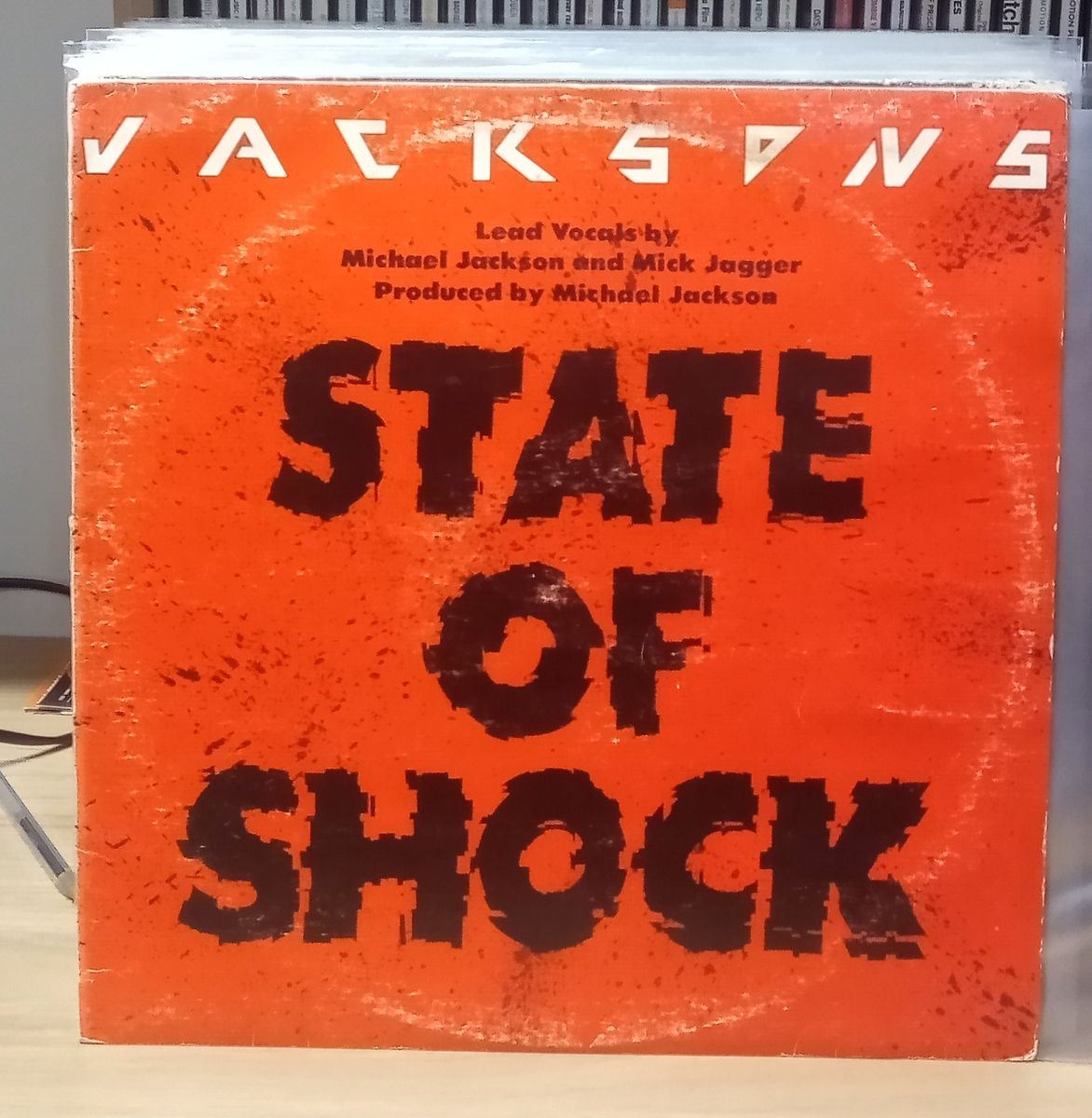 Lp Promocional Jacksons, Michael Jackson, Mick Jagger - State Of Shock ...