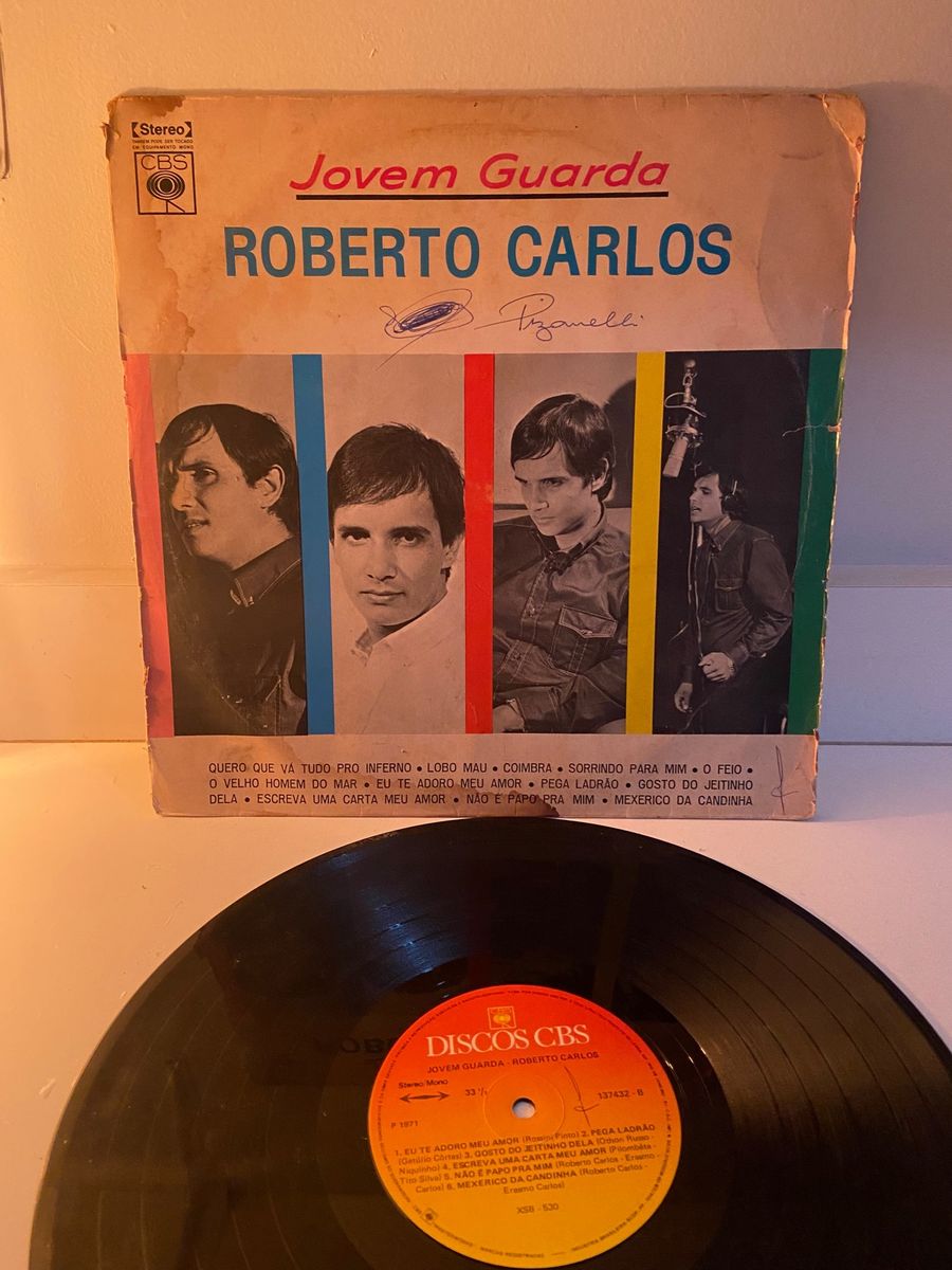 Lp Roberto Carlos Jovem Guarda 1965 | Disco de Vinil - Original | Cbs ...
