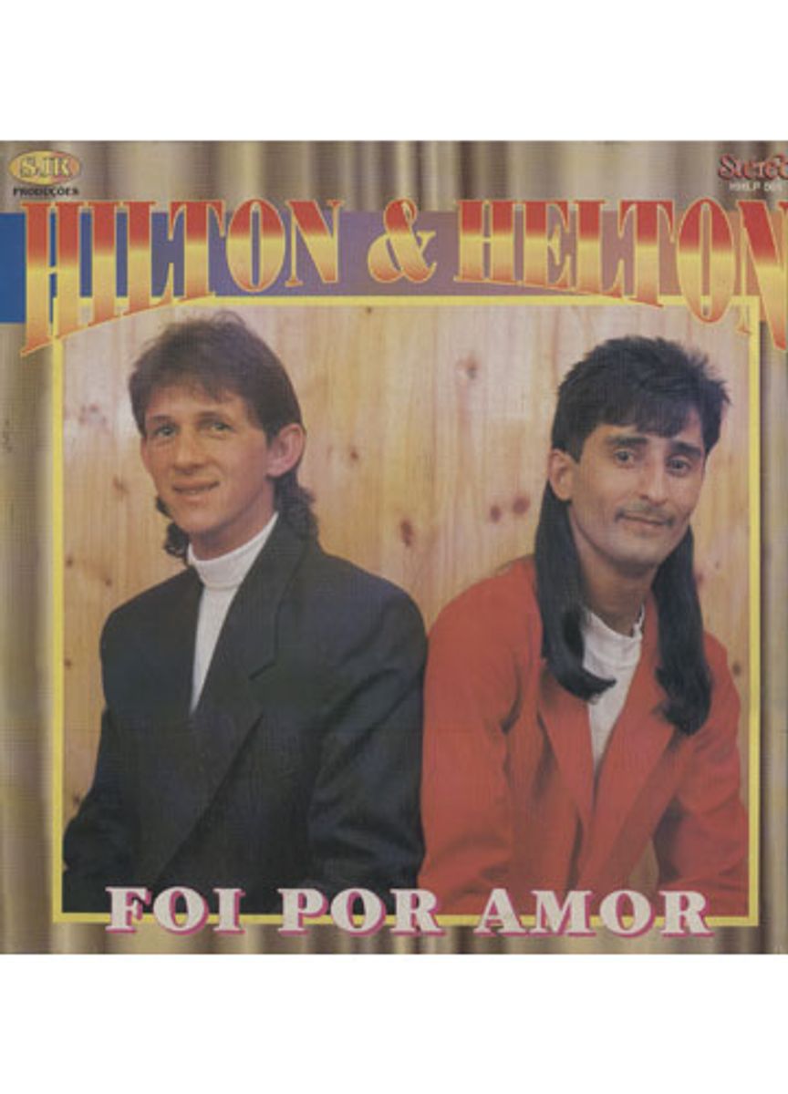 Lp Sertanejo e Country Hilton & Helton - Foi por Amor | Produto Vintage ...