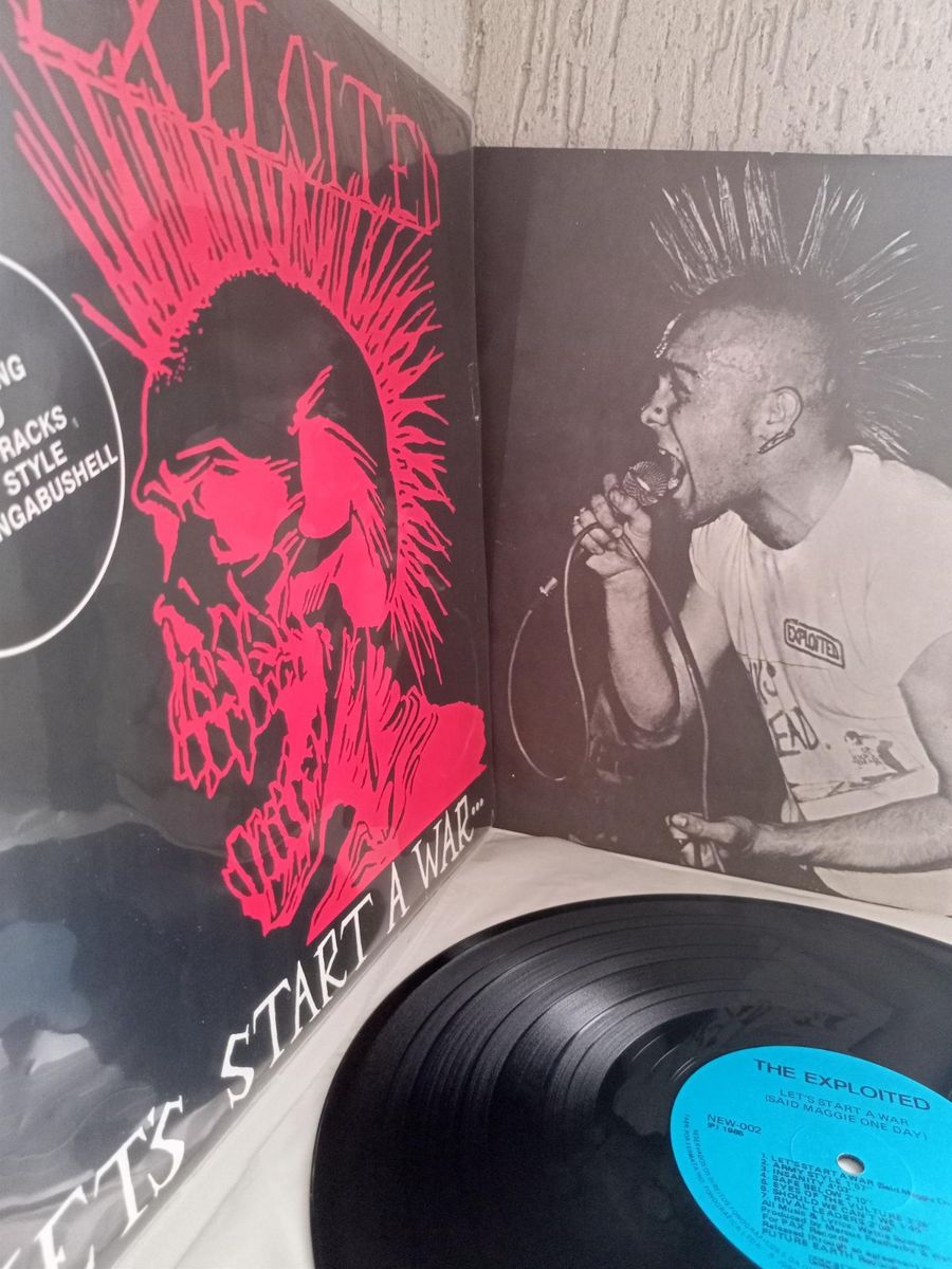 Lp The Exploited-let's Start a War...said Maggie One Day Vinil 1ºed ...